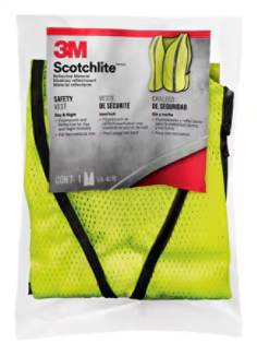 3M Scotchlite™ Reflective Material HiViz Yellow Safety Vest - Tavernier ...