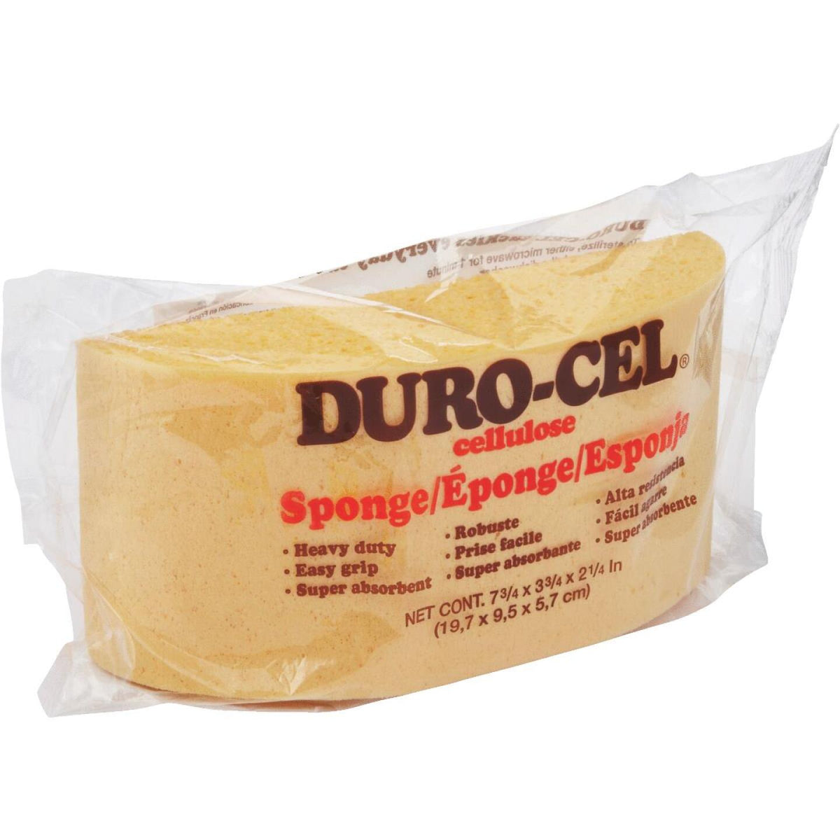 Duro-Cel Turtle Back 7.75 In. x 3.75 In. Yellow Cellulose Sponge ...