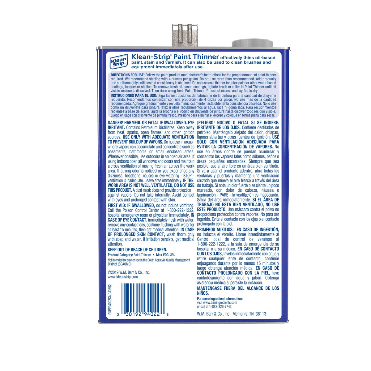 Kleanstrip Paint Thinner CARB - Tavernier, FL - Pine Key, FL ...