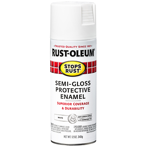 Rust-Oleum® Protective Enamel Spray Paint Semi-Gloss White - Tavernier ...