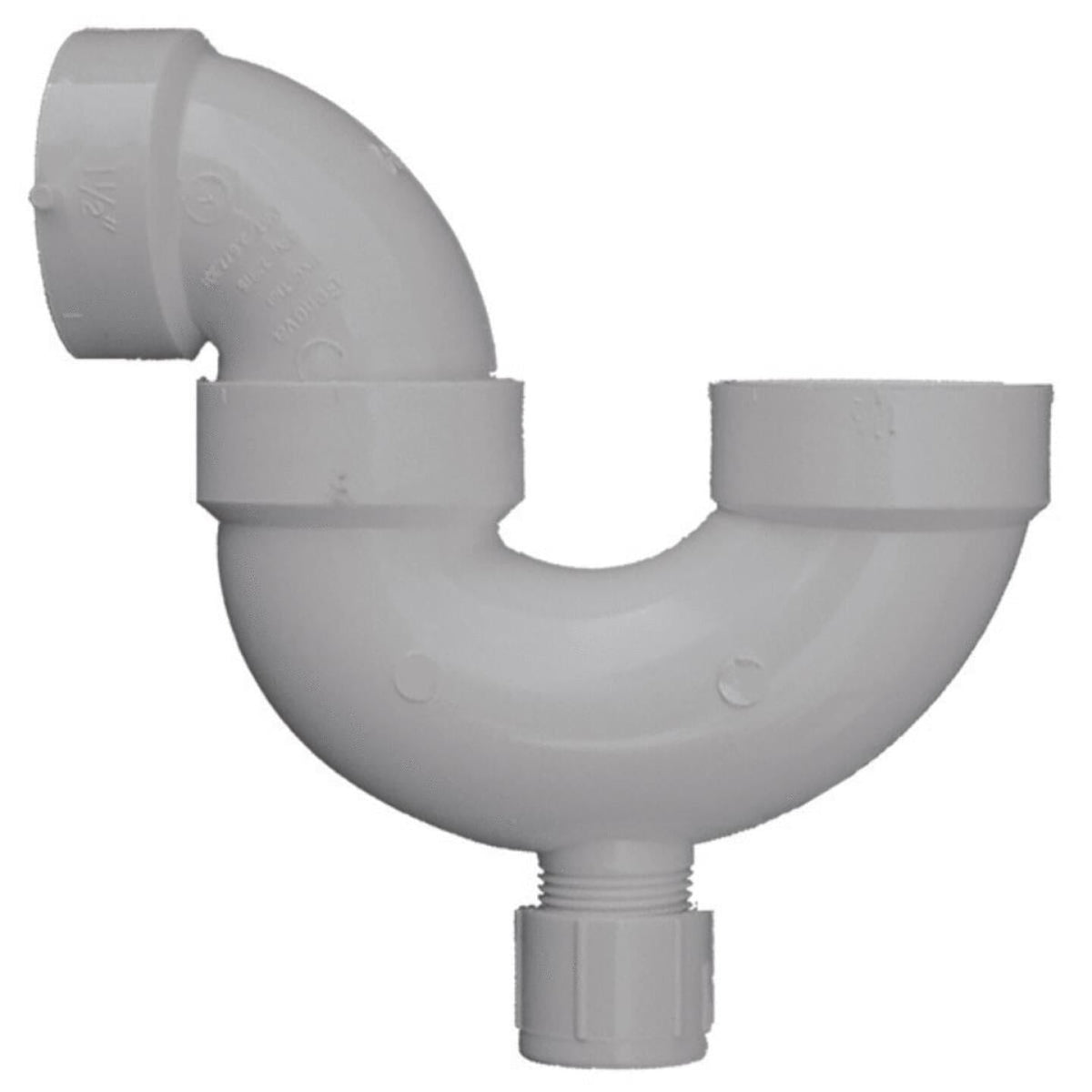 Charlotte Pipe 1-1/2 In. White PVC P-Trap with Cleanout - Tavernier, FL ...
